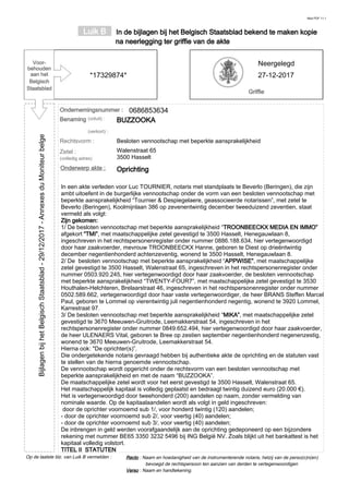 Hanne Troonbeeckx richt nieuwe firma op | PDF