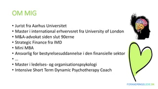 Hanne jessen krarup - Forandringsledelse uden forandringslede | PPT