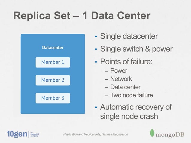 Replication and Replica Sets | PPT