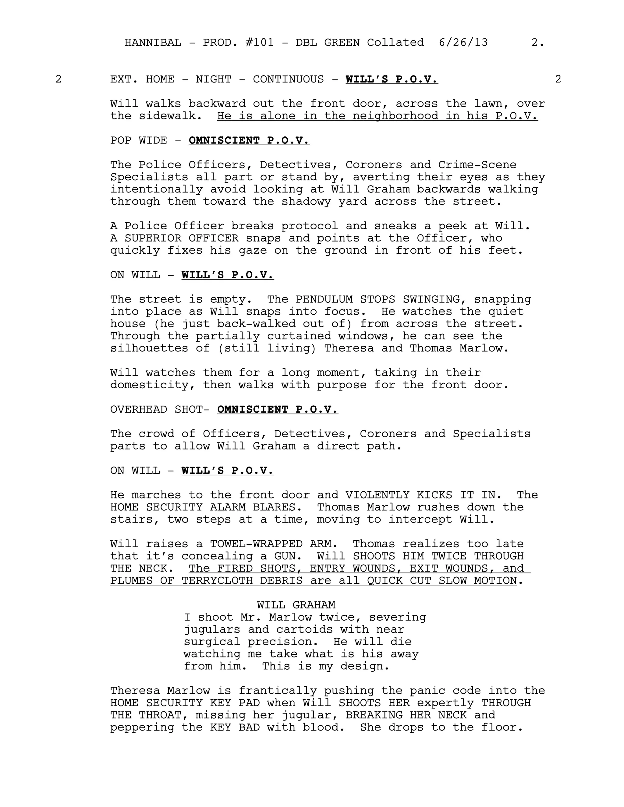 Hannibal episode 101 aperitif | PDF