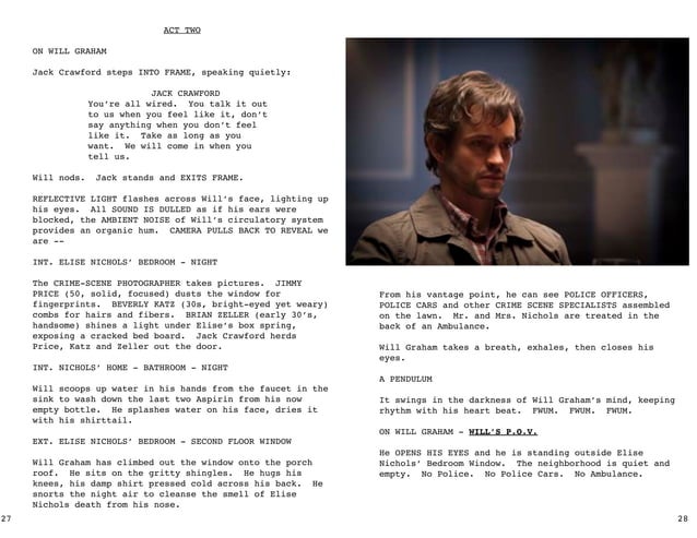 Hannibal nbc 101 aperitif illustrated-script | PPT