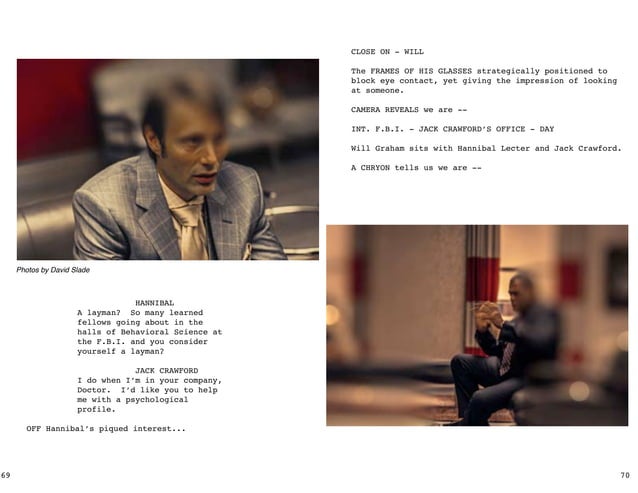 Hannibal nbc 101 aperitif illustrated-script | PPT