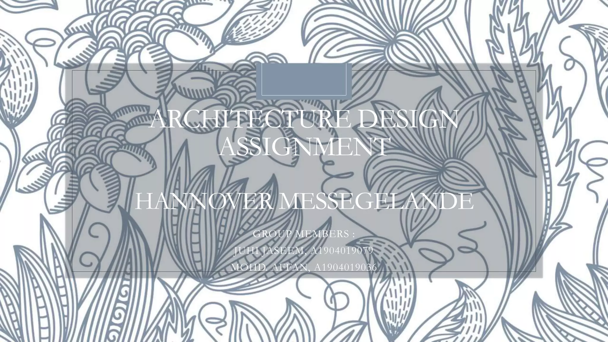 HANNOVER MESSEGELANDE / HANOVER FAIRGROUND | PPTX