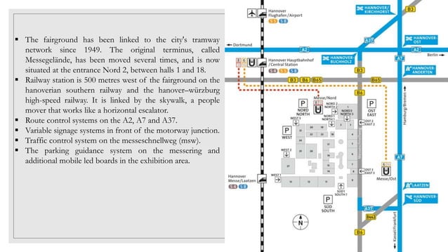 HANNOVER MESSEGELANDE / HANOVER FAIRGROUND | PPTX | Rail Travel ...