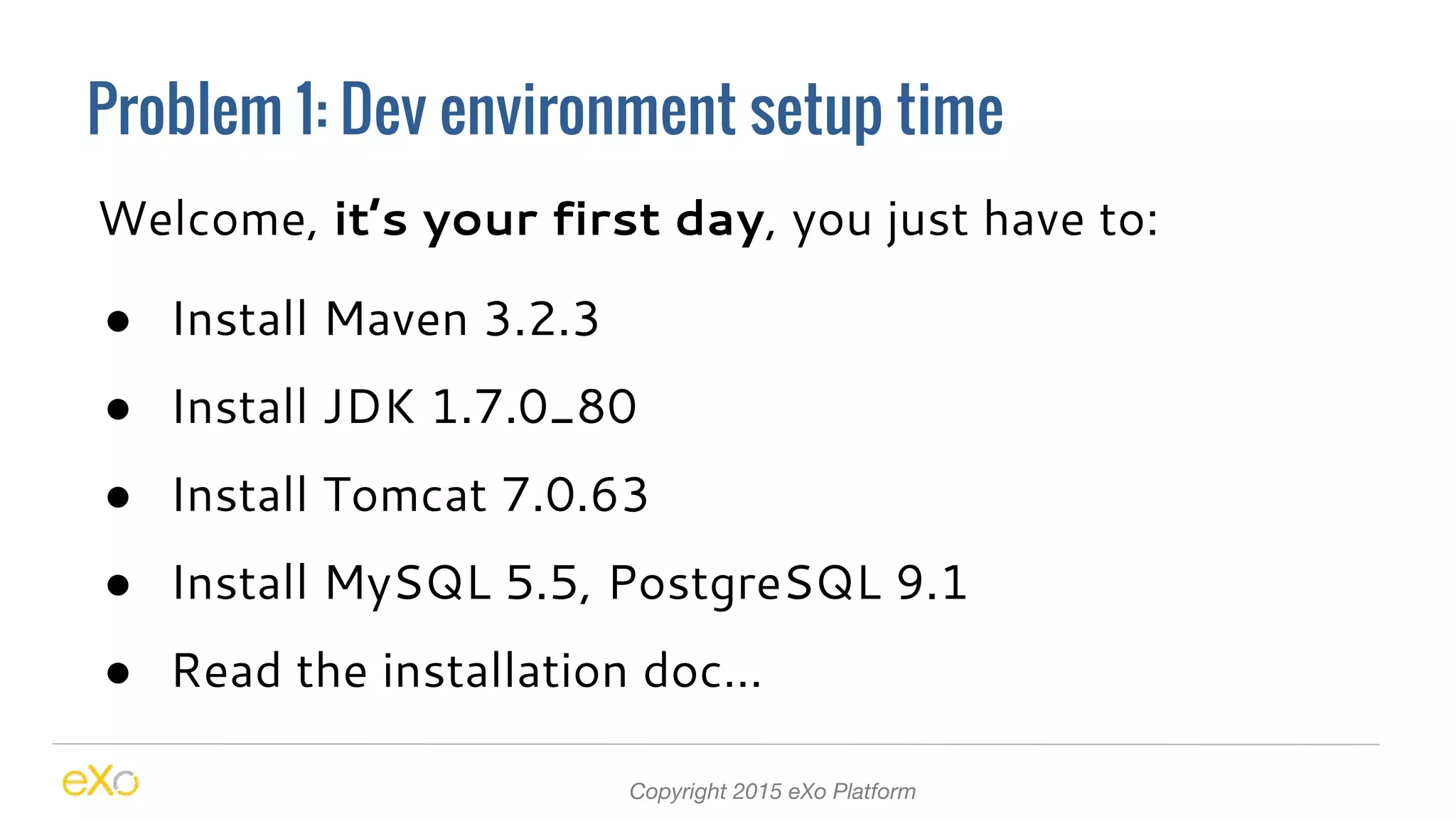 Improve your Java Environment with Docker | PPT