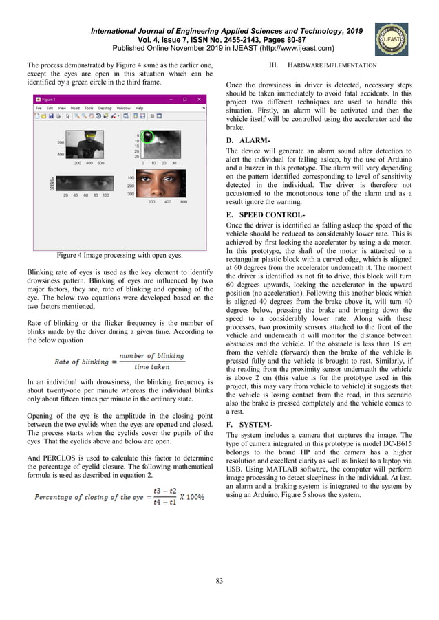 Driver Drowsiness Detection Using Matlab | PDF Driver Drowsiness Detection Using Matlab | PDF