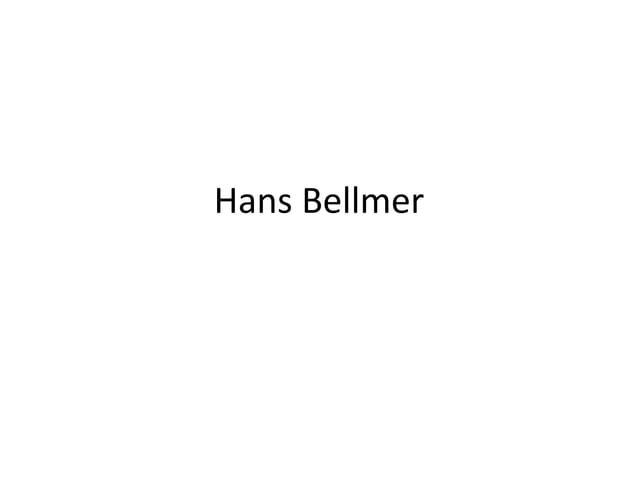 Hans belmer powerpoint | PPT