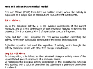 Hansch and free wilson analysis | PPTX