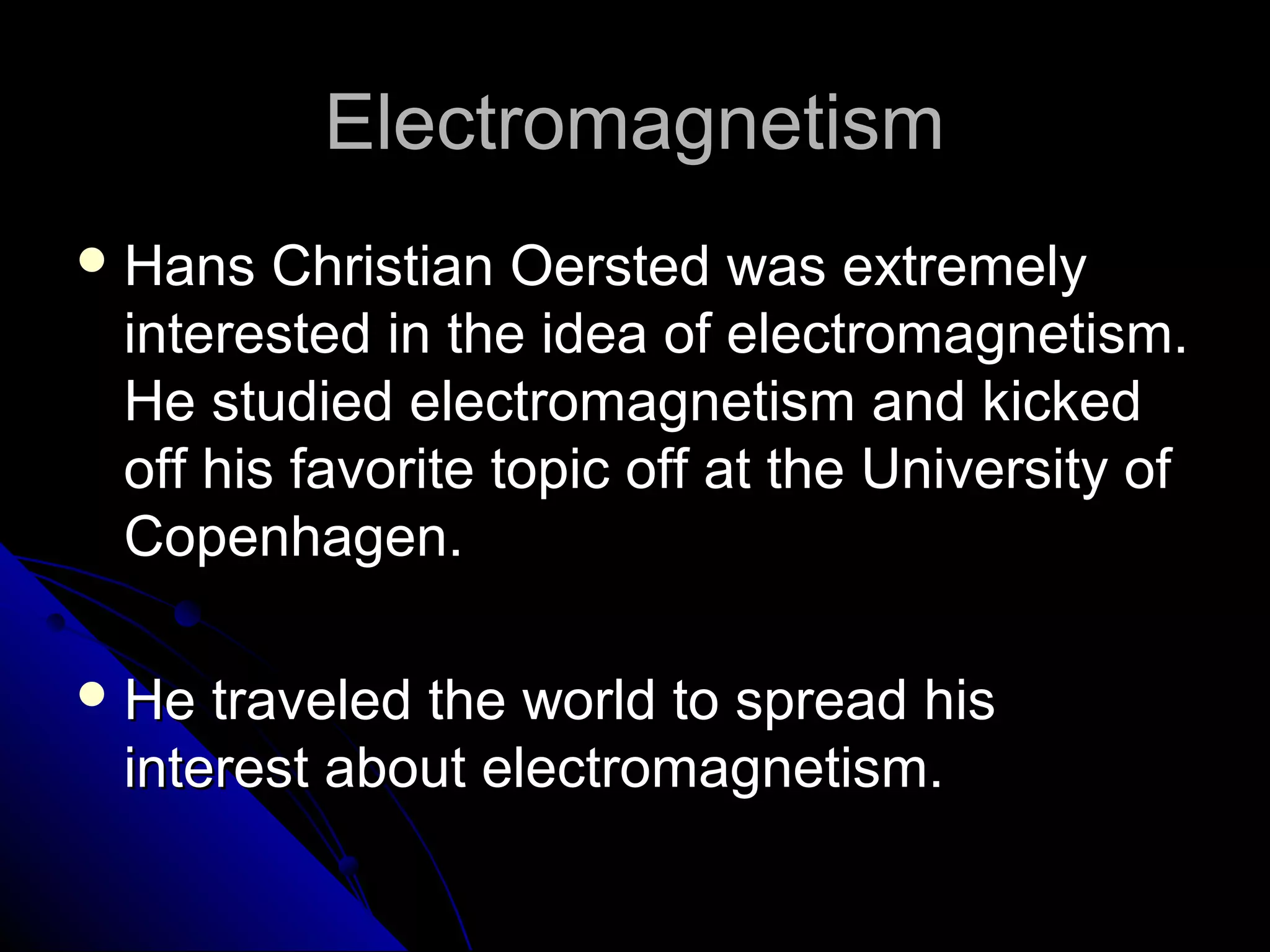 Hans Christian Oersted | PPT