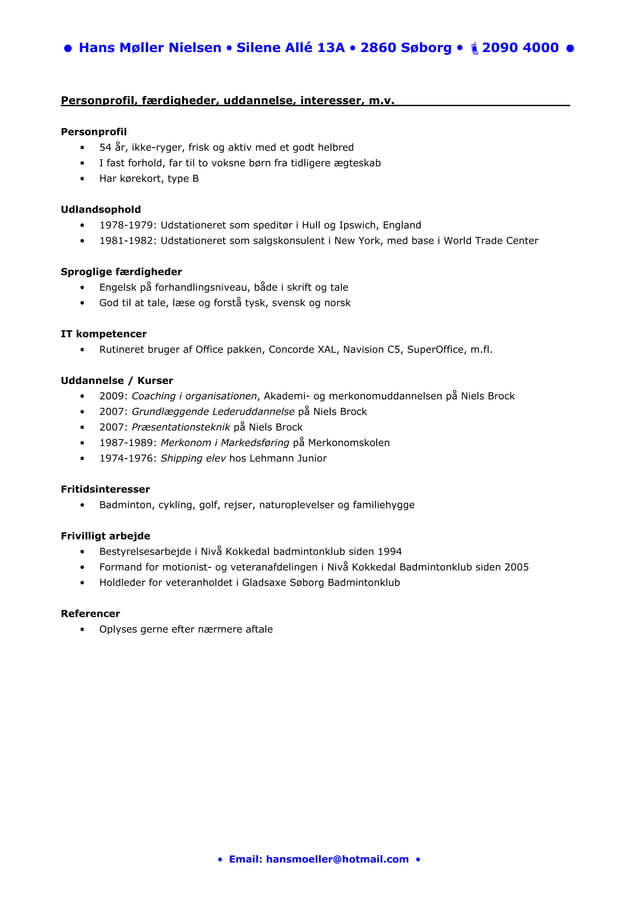 Hans Cv 2010 12 | PDF