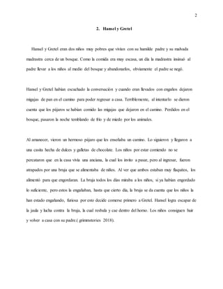 Hansel y gretel | DOCX