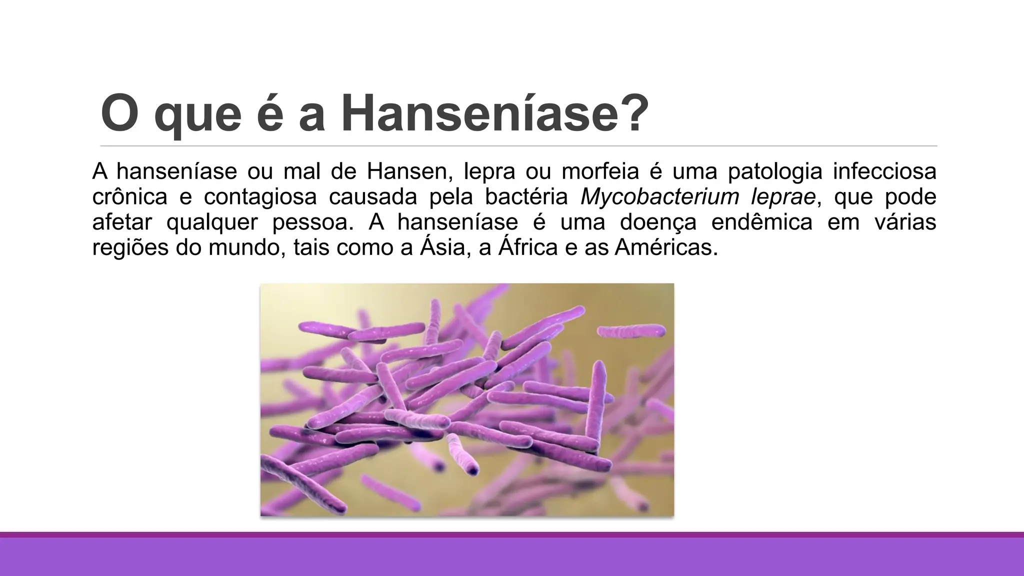 slide com o tema da doença hanseníase em pdf | PDF