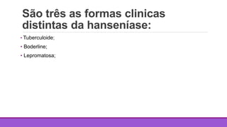 slide com o tema da doença hanseníase em pdf | PDF