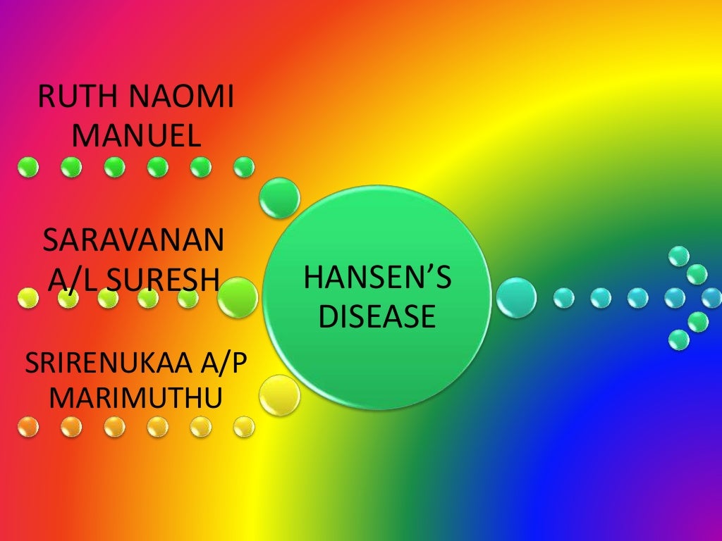 Hansen disease medical microbiology presentation by Ruth Naomi Manuel