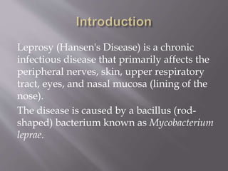 Hansen's disease | PPTX