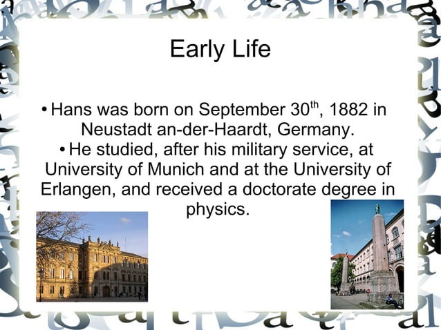 Hans geiger presentation | PPT