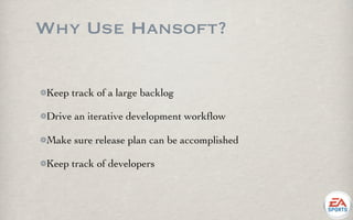 Hansoft Basics | KEY