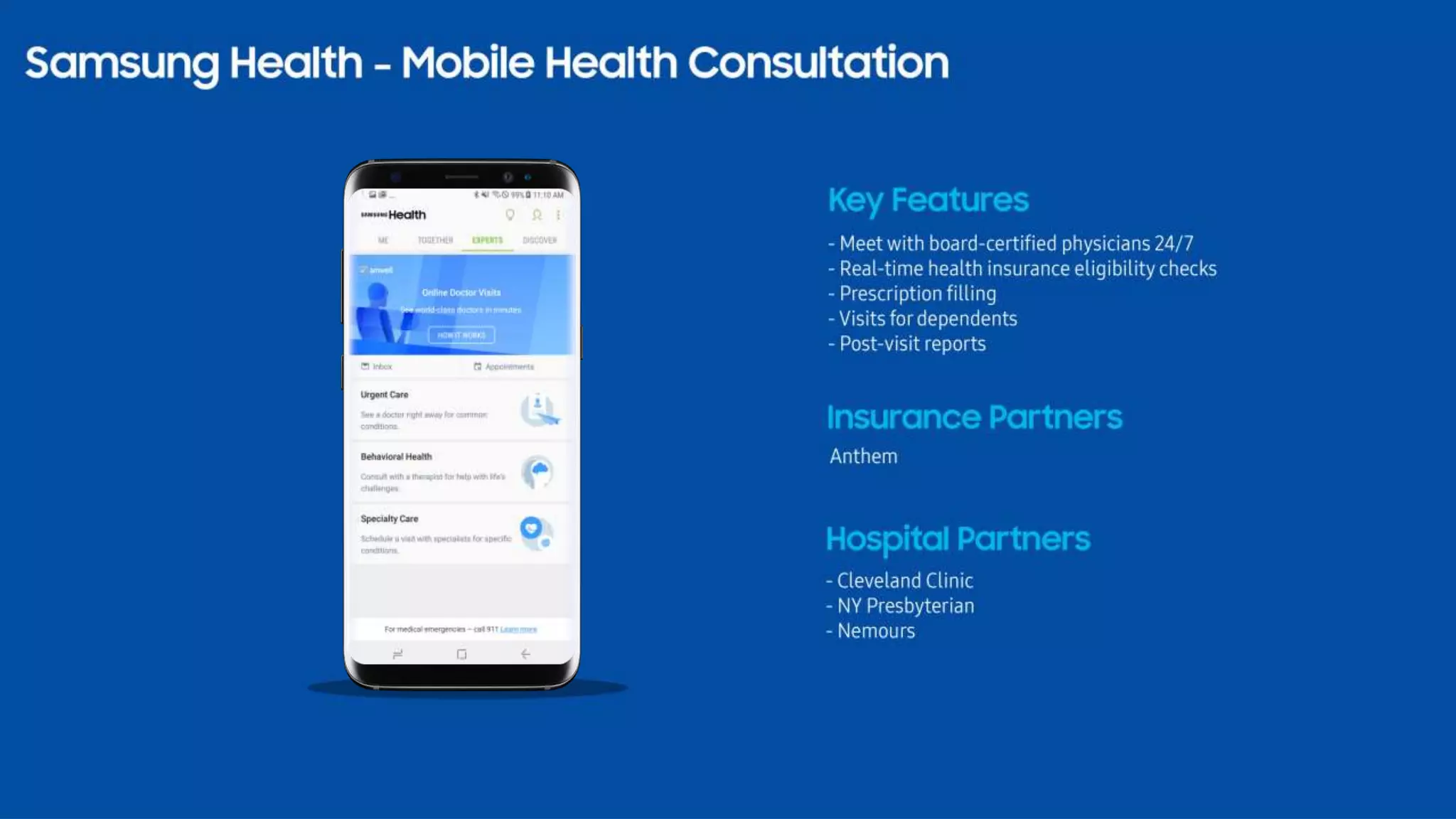 Building a Digital Health Portfolio (Samsung) | PPTX