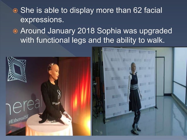Sophia Advanced Humanoid Robot - "Hanson Robotics" | PPT