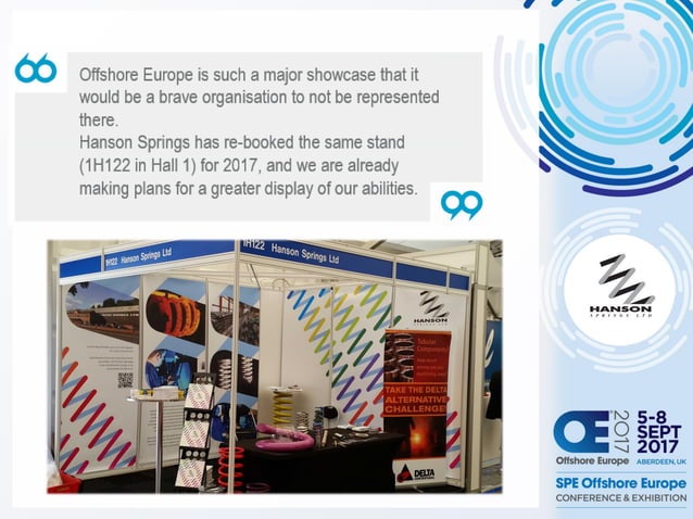 Hanson Springs - SPE Offshore Europe | PPT