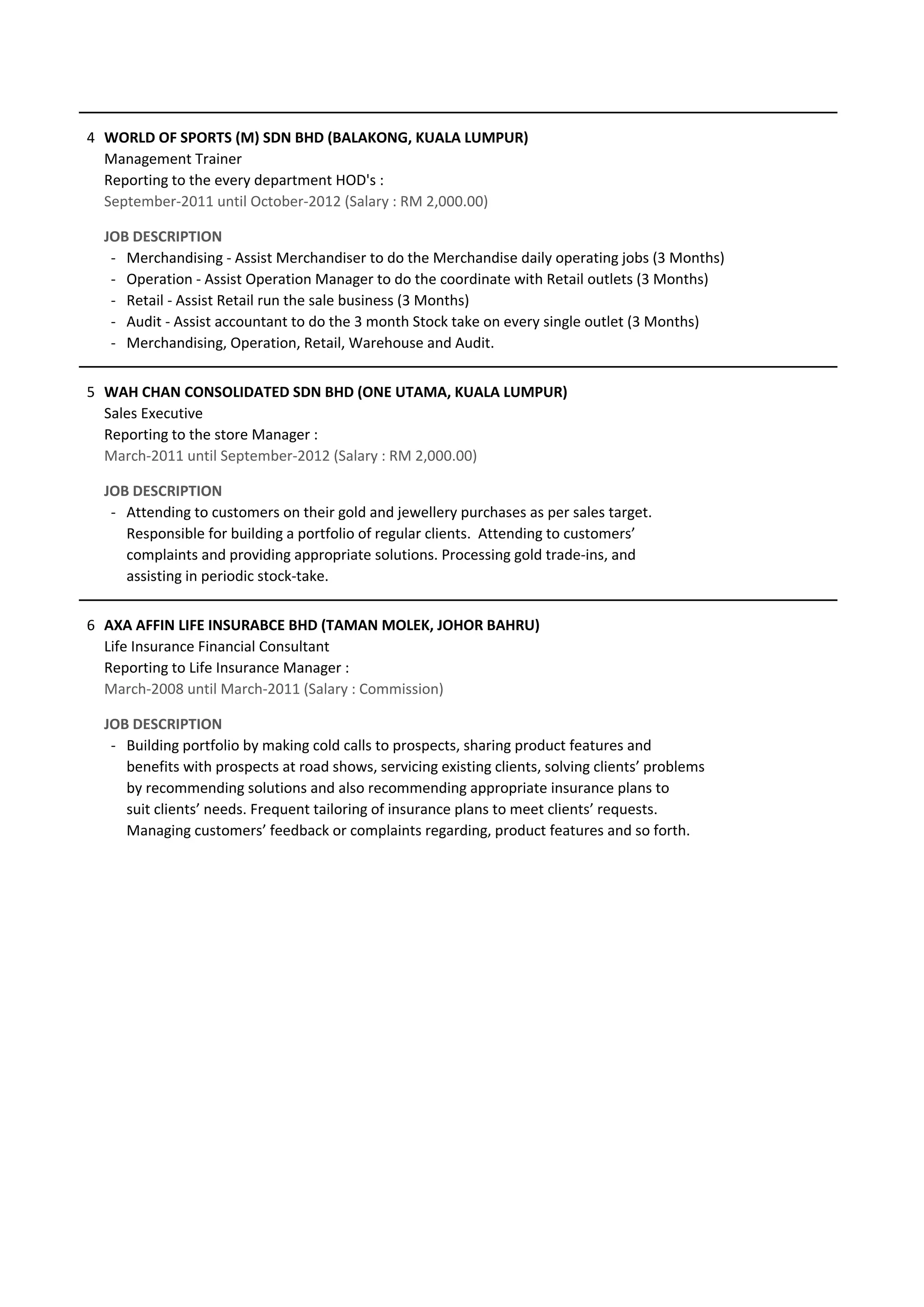 Assistant Merchandising Manager | PDF