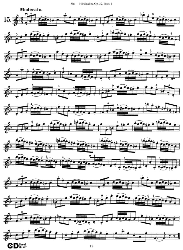 DOWNLOAD-Hans sitt 100 studies 1 st position violino