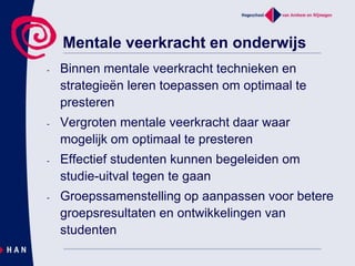 Hantd2010 presentatie mentale veerkracht | PPTX