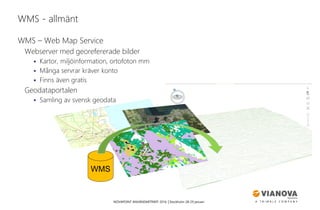 Hantering av kartor wms tjänster och punktmoln i novapoint dcm bas | PPT