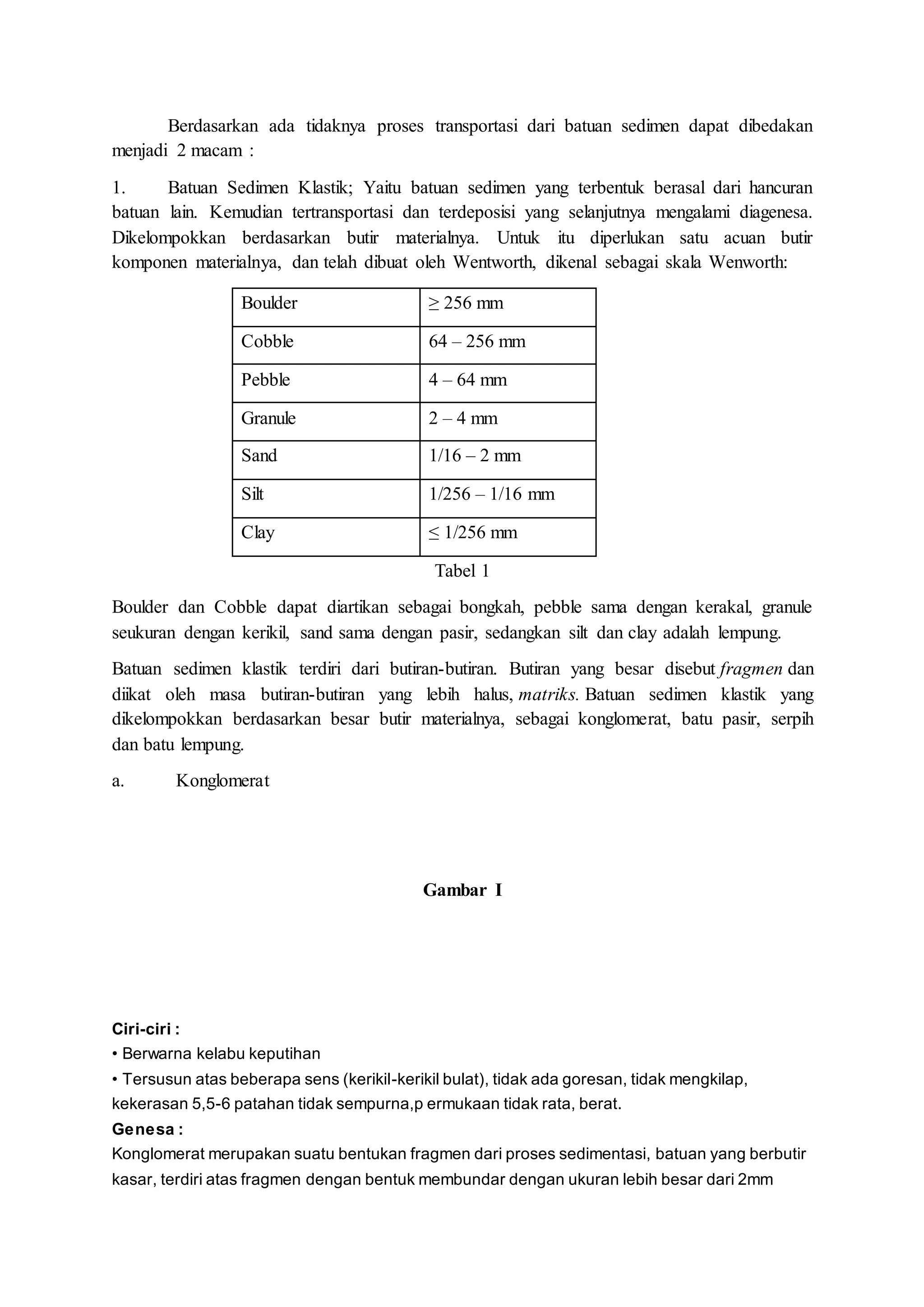 sekilas mengenai batuan | DOCX