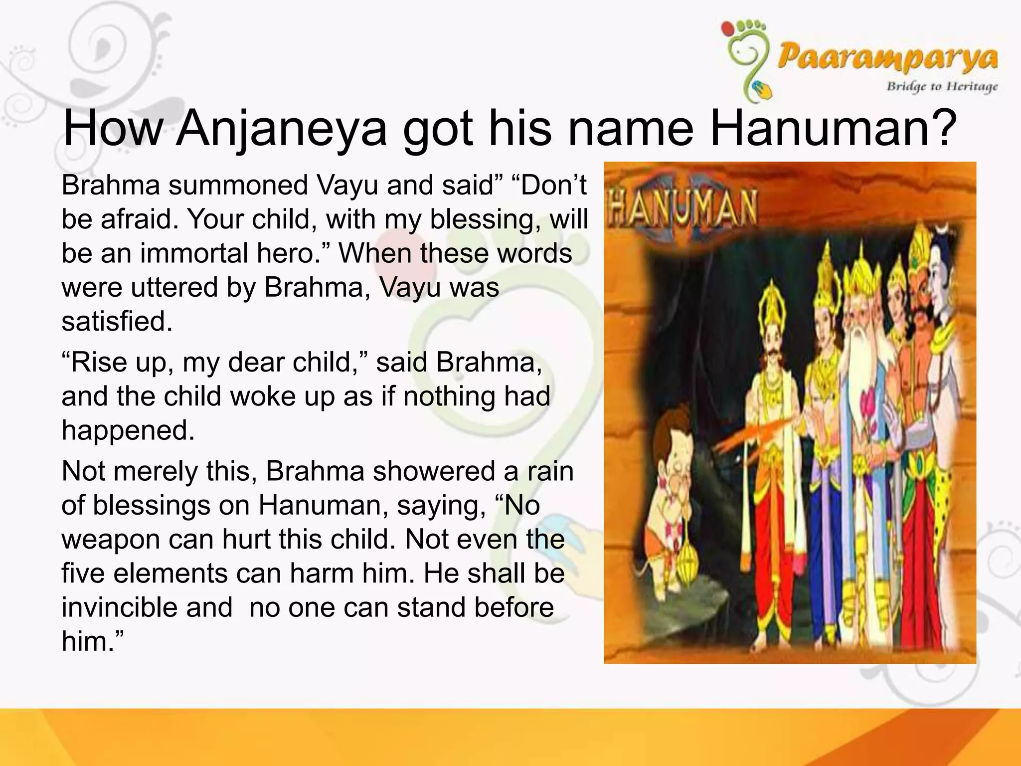 Hanuman Story | PPTX