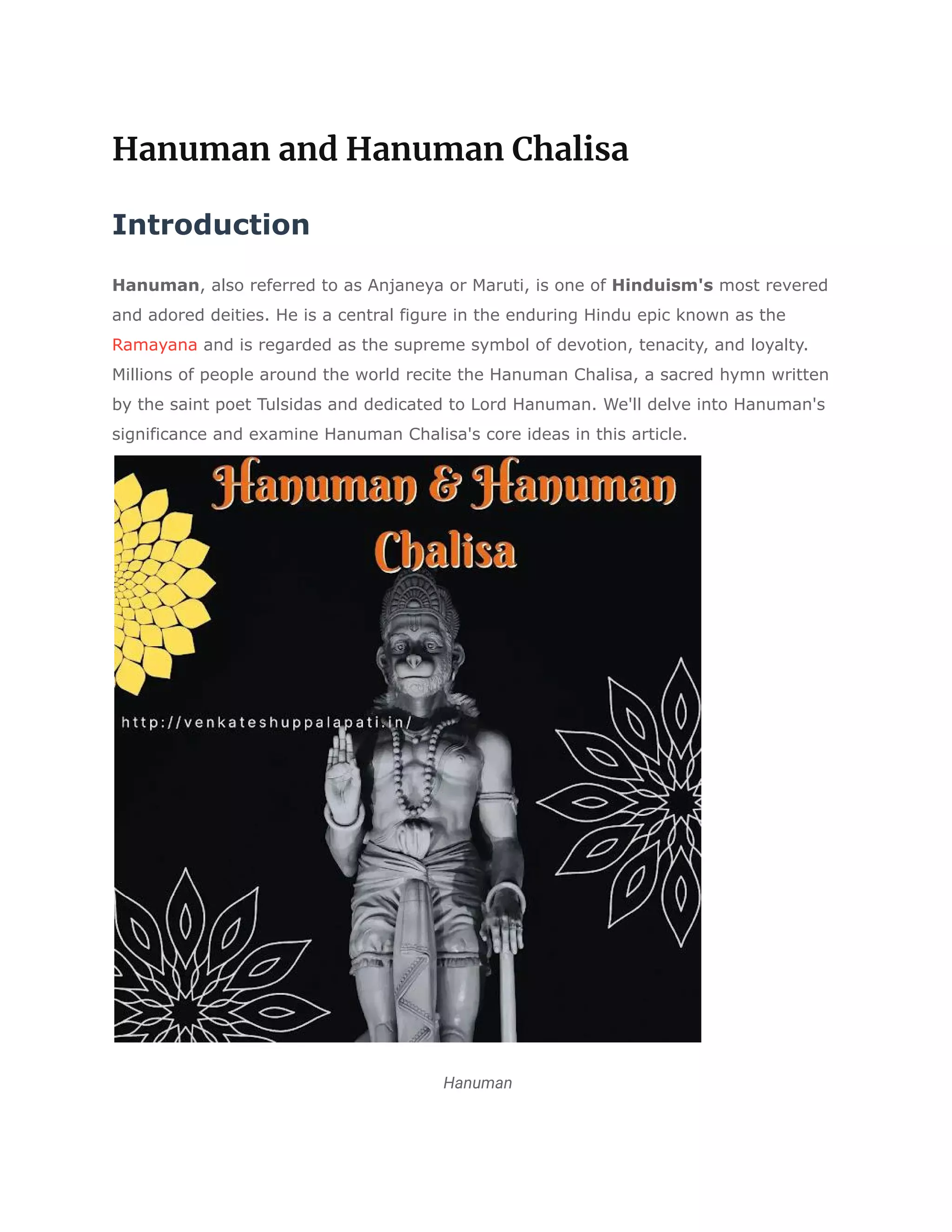 Hanuman and Hanuman Chalisa.pdf