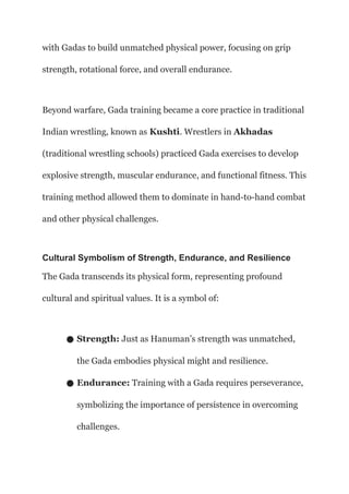 Hanuman Gada: A Complete Guide For Beginners | DOCX