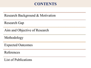 MICP Based Concrete Proposal and timeline | PPT
