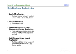 High Availability og virtualisering, IBM Power Event | PDF