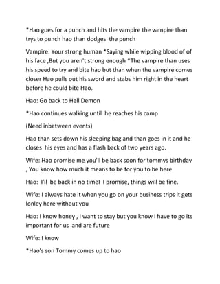 Hao luong vampire slayer script | DOCX