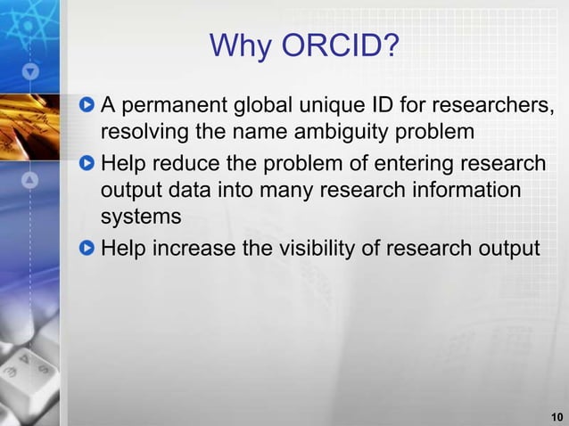 ORCID Implementation in National Taiwan Normal University (NTNU) | PPT