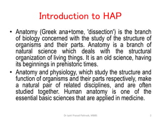 Human Anatomy and Physiology : Introduction | PPT