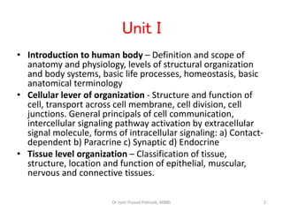 Human Anatomy and Physiology : Introduction | PPT