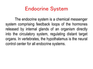 Human Anatomy and Physiology : Organ systems II | PPT