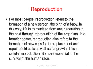 Human Anatomy and Physiology : Basic Life process, Homeostasis | PPT