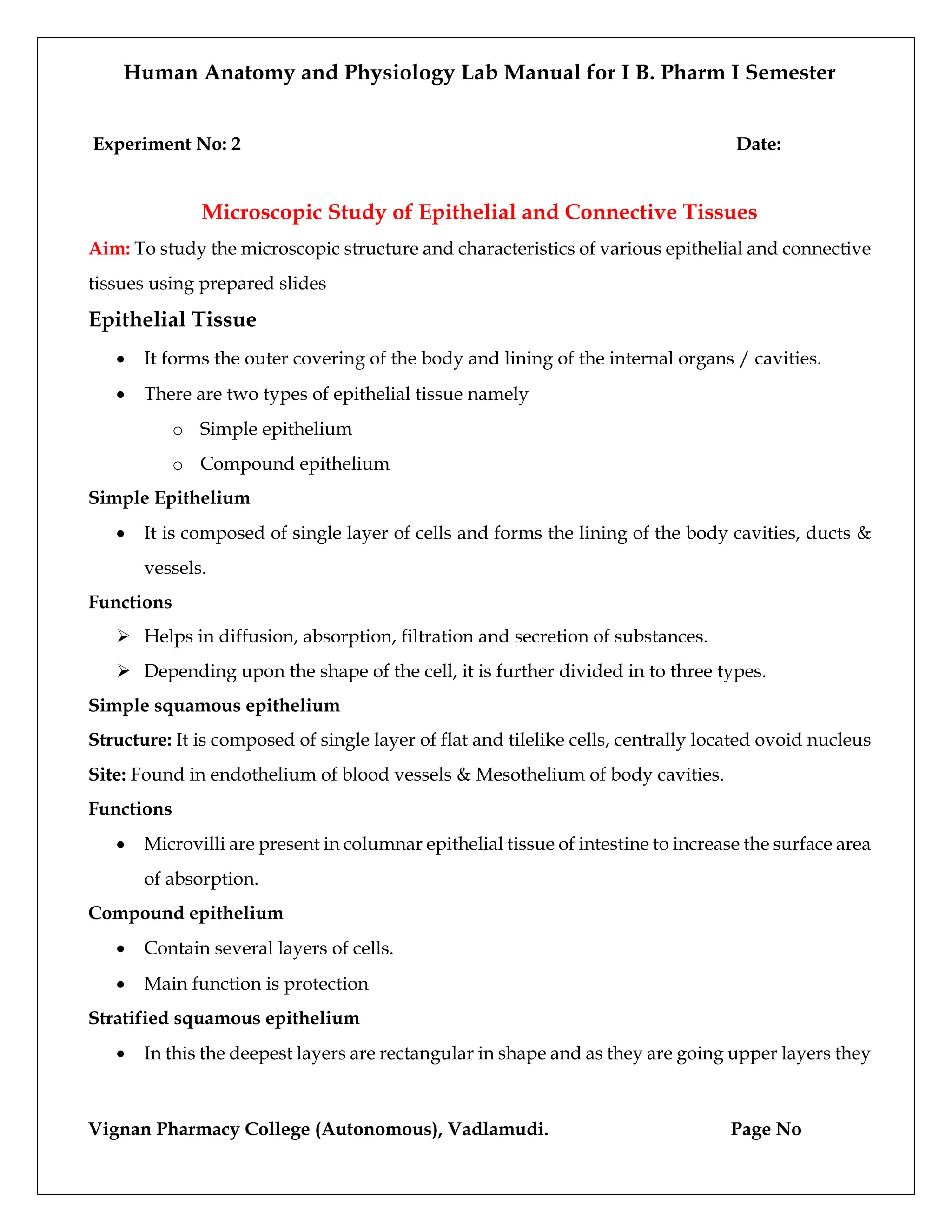Human Anatomy and Physiology - I Practical Manual.pdf