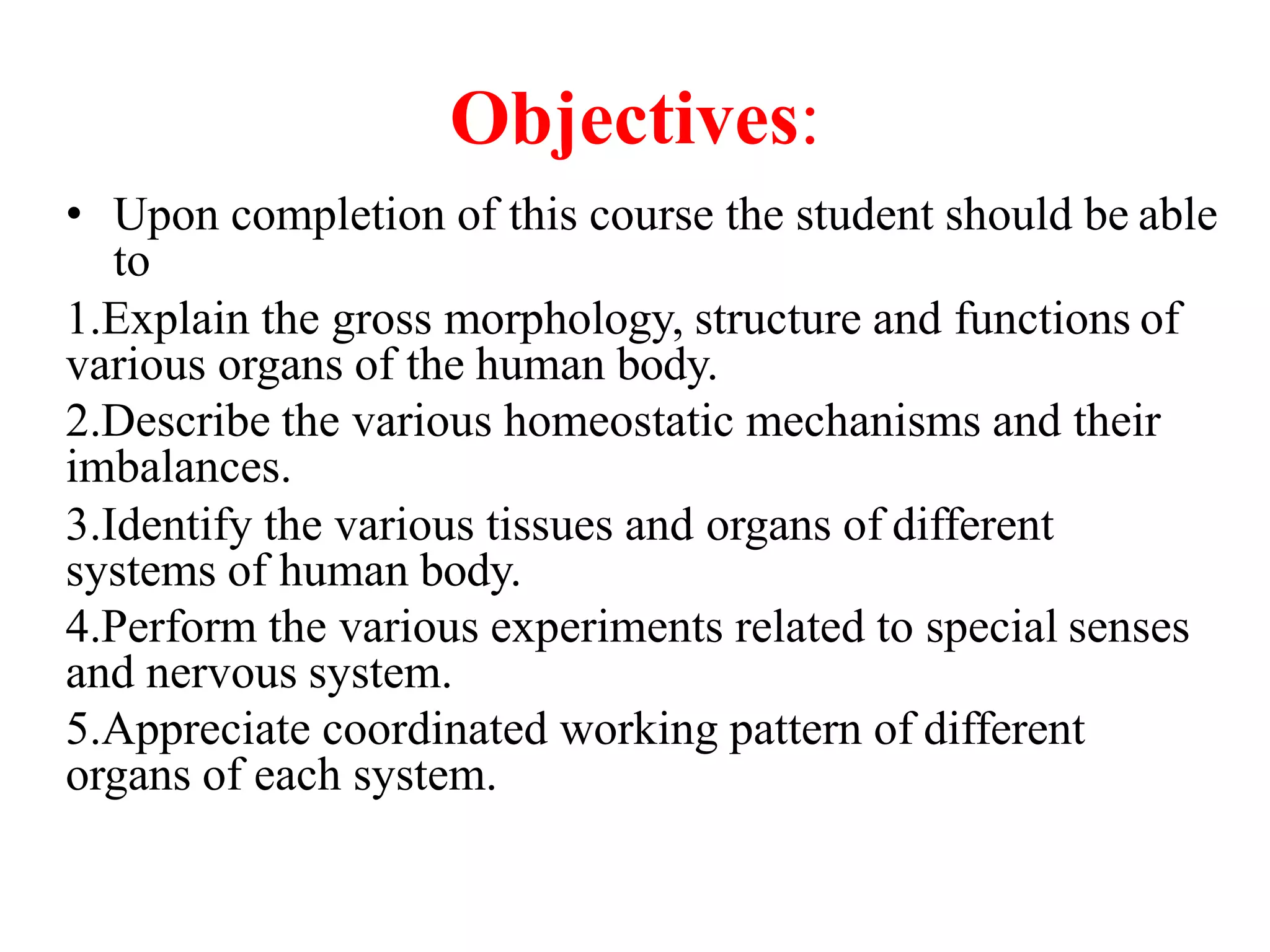 HAP-I, Syllabus for Theory and Practical | PPTX