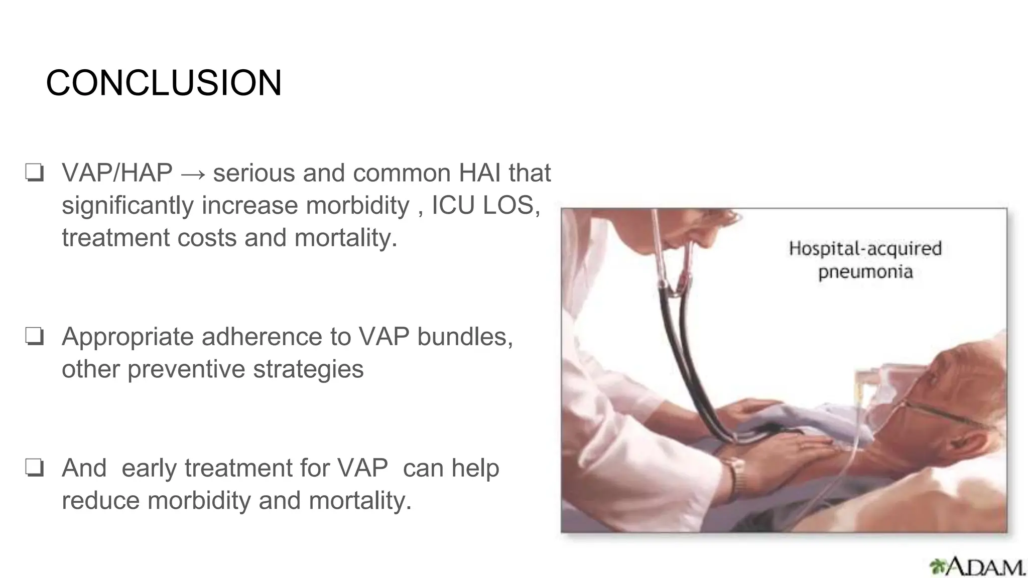 Hospital Acquired Pneumonia-Ventilator Associated Pneumonia | PPTX