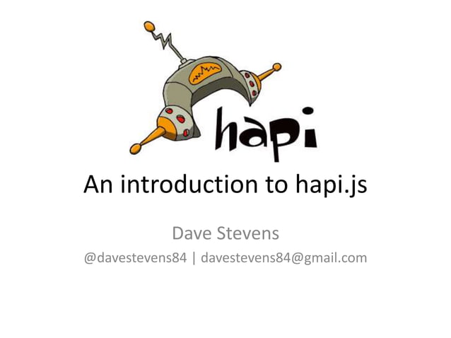 An Introduction to hapi.js