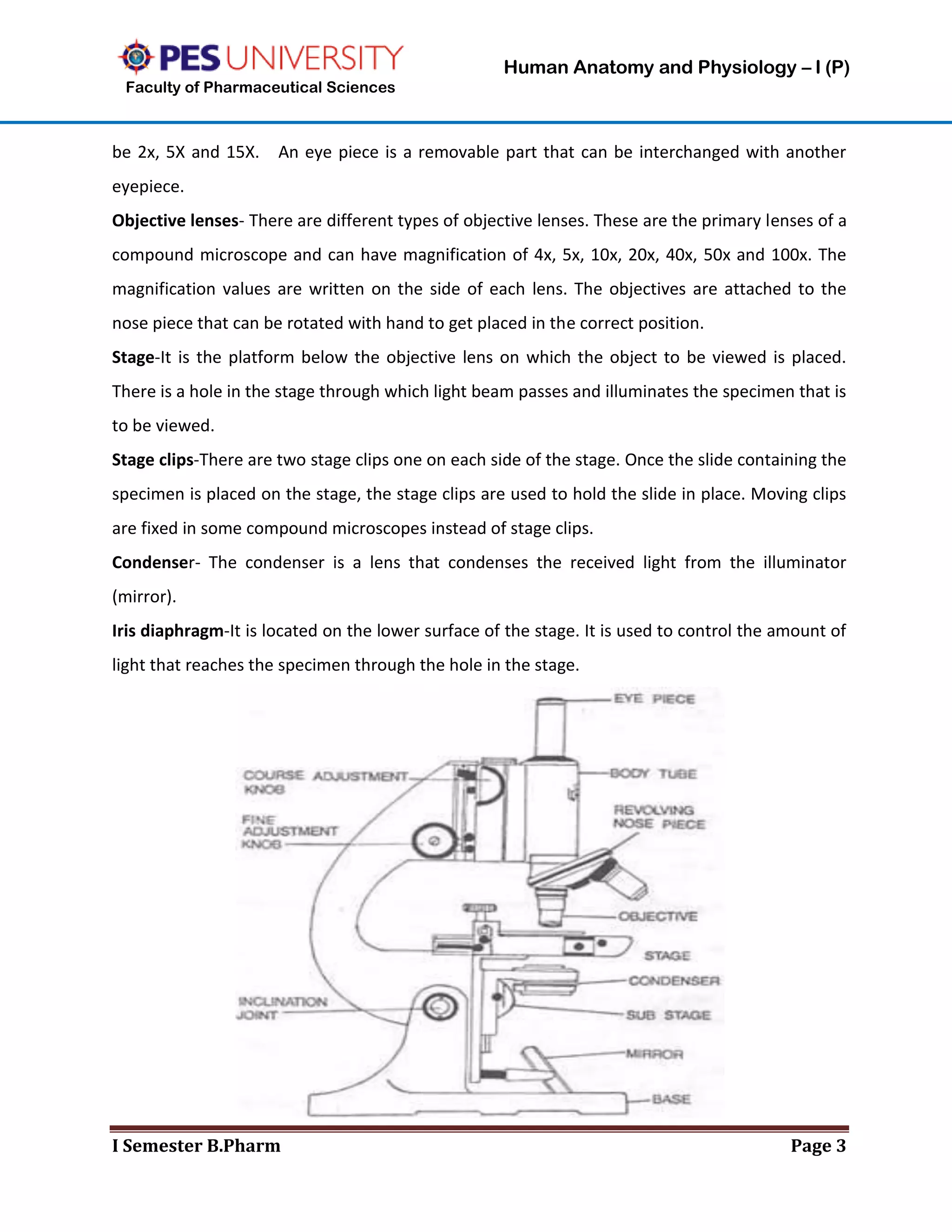 HAP I (P) lab manual | PDF
