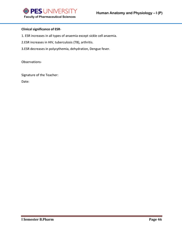 HAP I (P) lab manual | PDF | Death, Injury, or Military Conflict ...