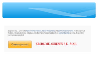 Hapja nje adresa e mail | PPT