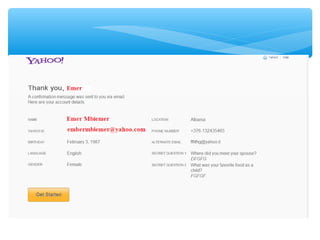 Hapja nje adresa e mail | PPT