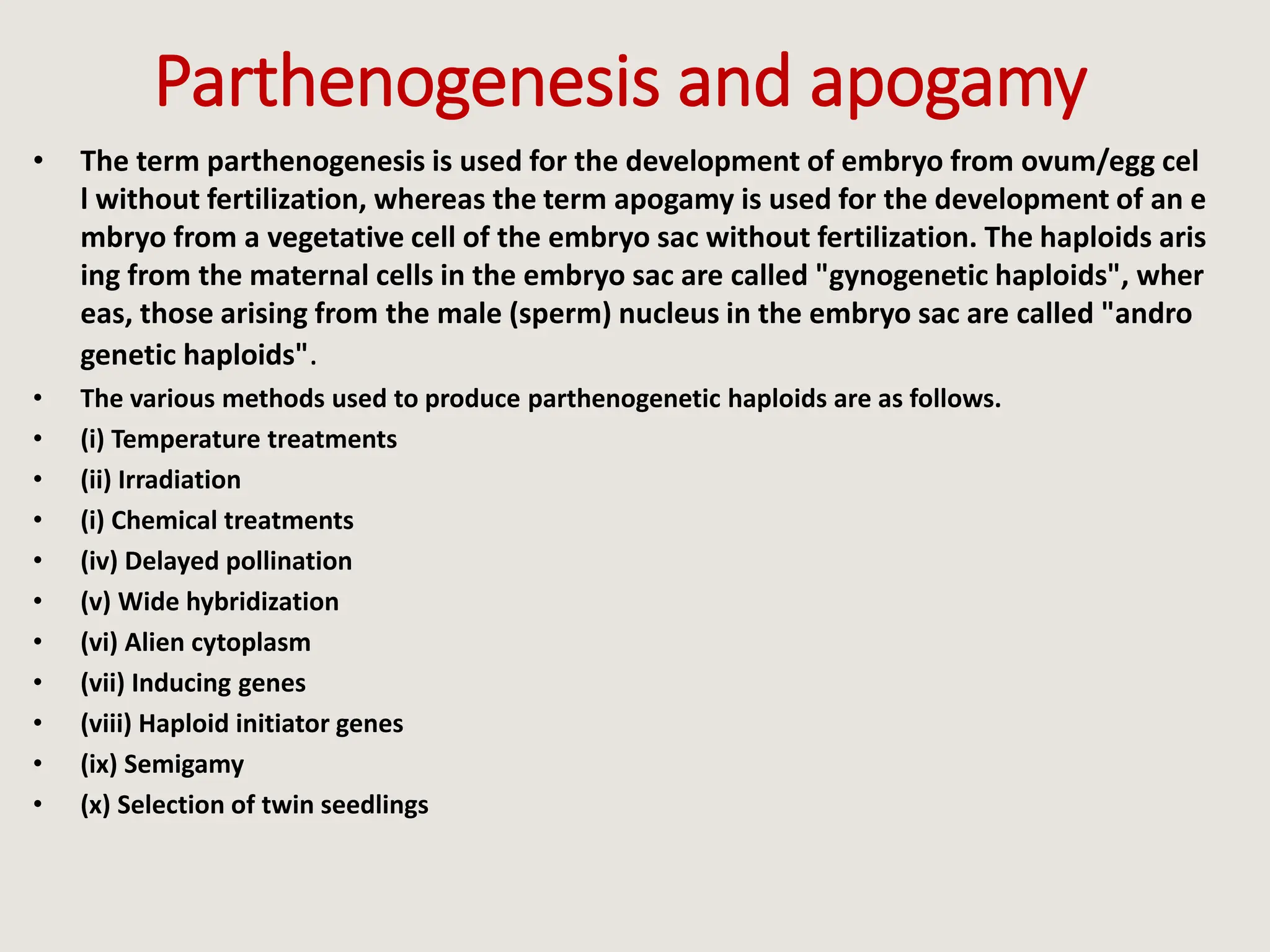 Haploid and double haploid Production and their roles in crop ...