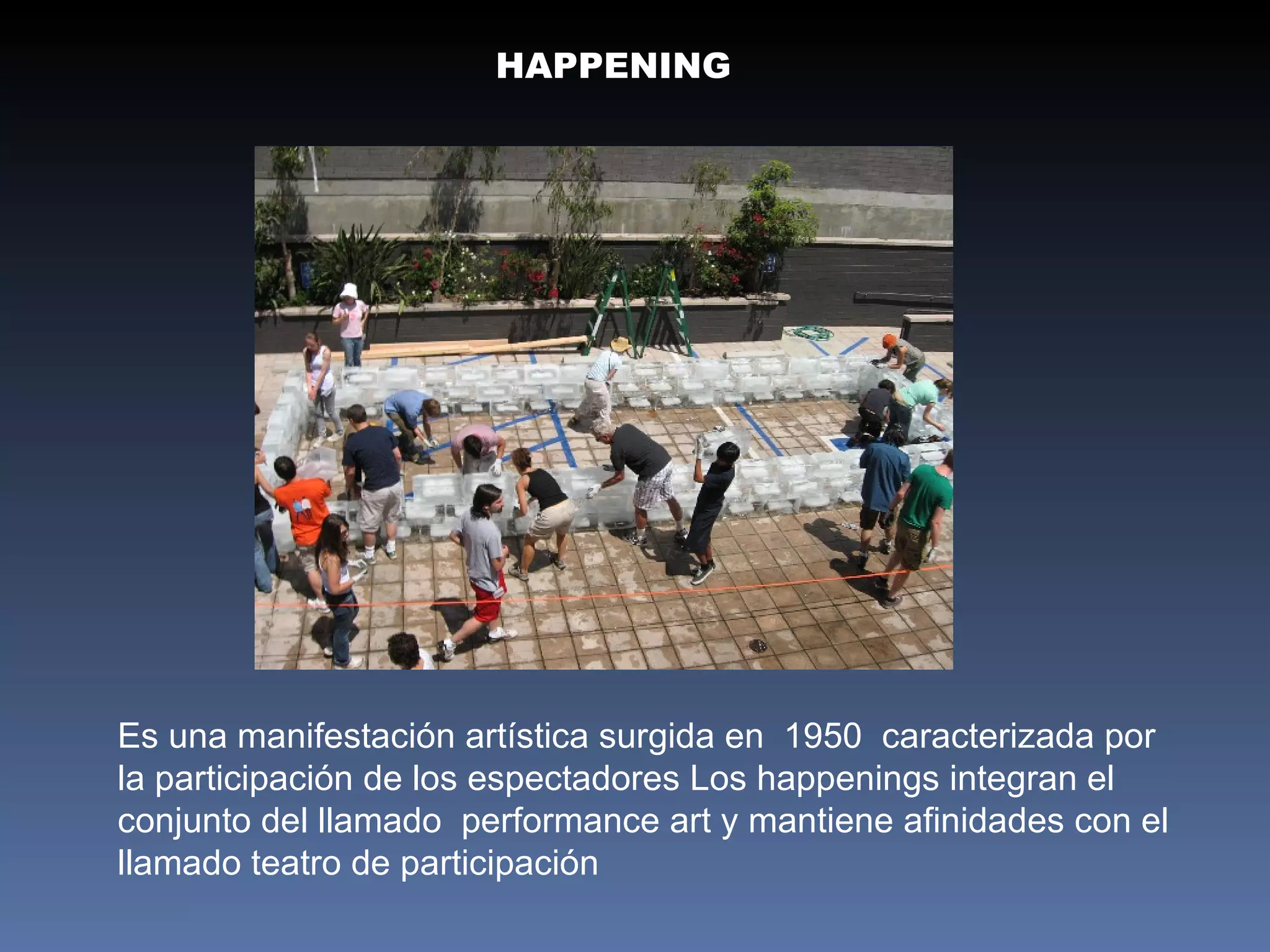 Happening y Performance. 1 | PPT